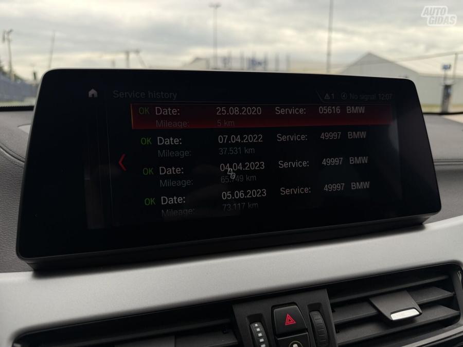 BMW X2 2020 in Vilnius, with an engine capacity of 1.50 L and mileage of 159 thousand km for 19000 €, photo 19 on AUTOMOTO.COM.LV