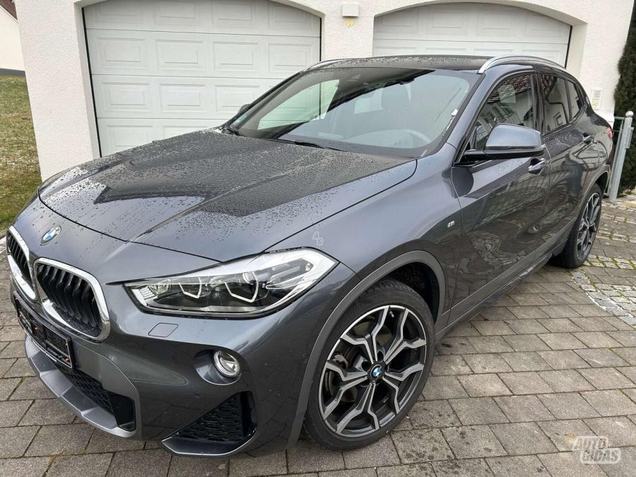 Grey BMW X2 2018 in Kaunas, with an engine capacity of 2.00 L and mileage of 49 thousand km for 26932 €, photo 1 on AUTOMOTO.COM.LV