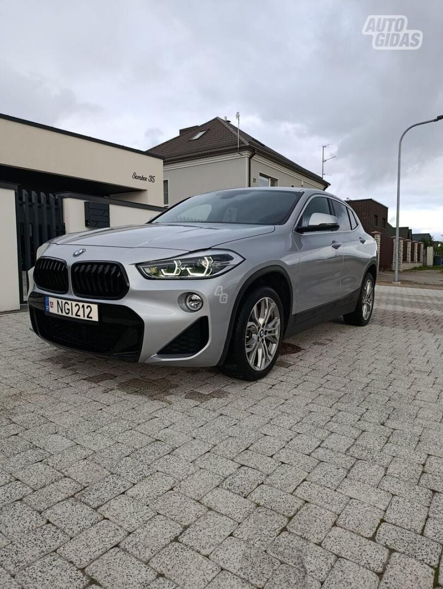 Grey BMW X2 2018 in Siauliai, with an engine capacity of 2.00 L and mileage of 144 thousand km for 15550 €, photo 2 on AUTOMOTO.COM.LV