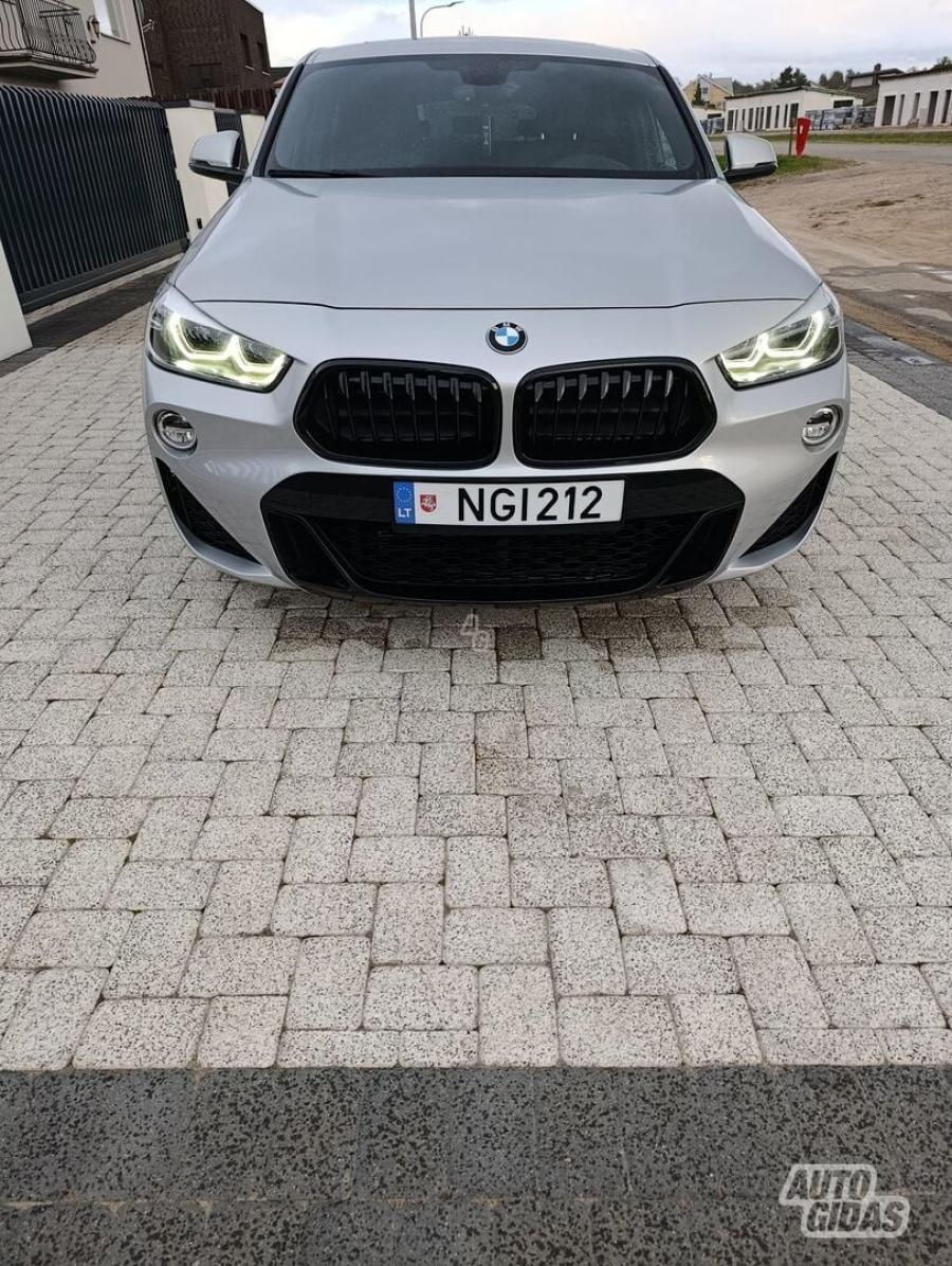 Grey BMW X2 2018 in Siauliai, with an engine capacity of 2.00 L and mileage of 144 thousand km for 15550 €, photo 5 on AUTOMOTO.COM.LV