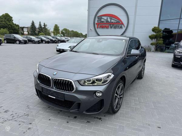 Grey BMW X2 2018 in Telschi, with an engine capacity of 1.50 L and mileage of 129 thousand km for 18500 €, photo 1 on AUTOMOTO.COM.LV