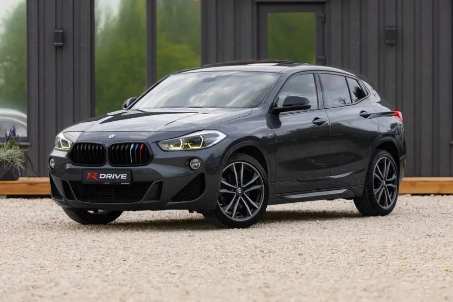 Grey BMW X2 2018 in Jelgava, with an engine capacity of 2.00 L and mileage of 224 thousand km for 17500 €, photo 5 on AUTOMOTO.COM.LV