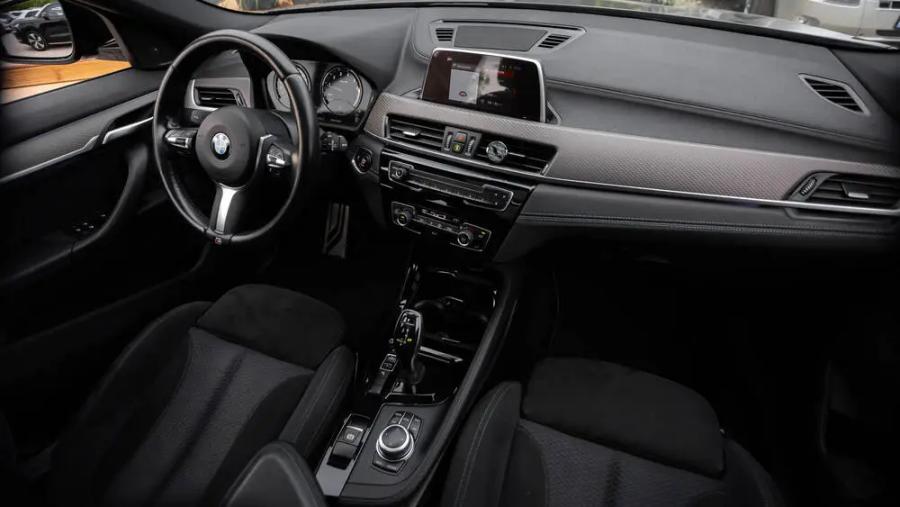 Grey BMW X2 2018 in Jelgava, with an engine capacity of 2.00 L and mileage of 224 thousand km for 17500 €, photo 11 on AUTOMOTO.COM.LV