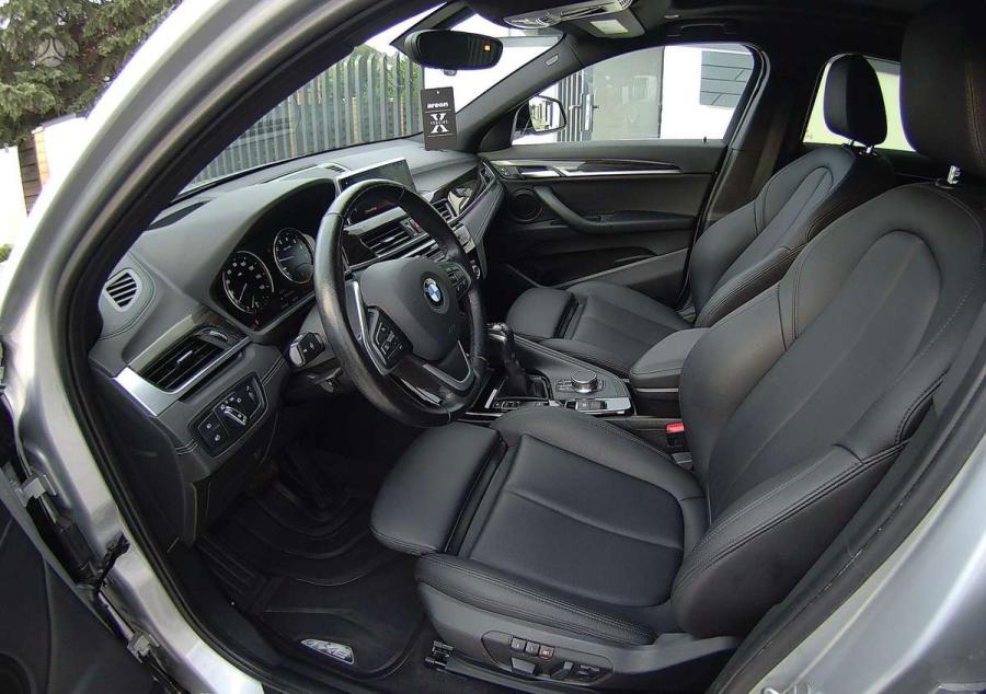 Grey BMW X2 2018 in Siauliai, with an engine capacity of 2.00 L and mileage of 144 thousand km for 15200 €, photo 6 on AUTOMOTO.COM.LV