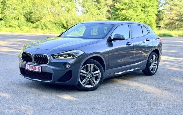 Grey BMW X2 2018 in Jurmala, with an engine capacity of 2.00 L and mileage of 164 thousand km for 17900 €, photo 1 on AUTOMOTO.COM.LV