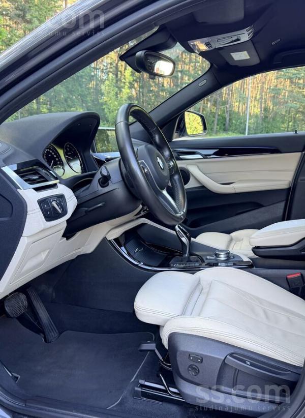Grey BMW X2 2018 in Jurmala, with an engine capacity of 2.00 L and mileage of 164 thousand km for 17900 €, photo 8 on AUTOMOTO.COM.LV