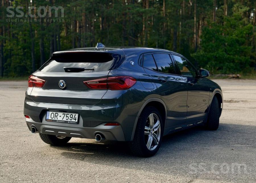 Pelēks BMW X2 2018 Jūrmala, ar dzinēja tilpumu 2.00 L un nobraukumu 164 tūkst. km par 17500 €, foto 5 vietnē AUTOMOTO.COM.LV