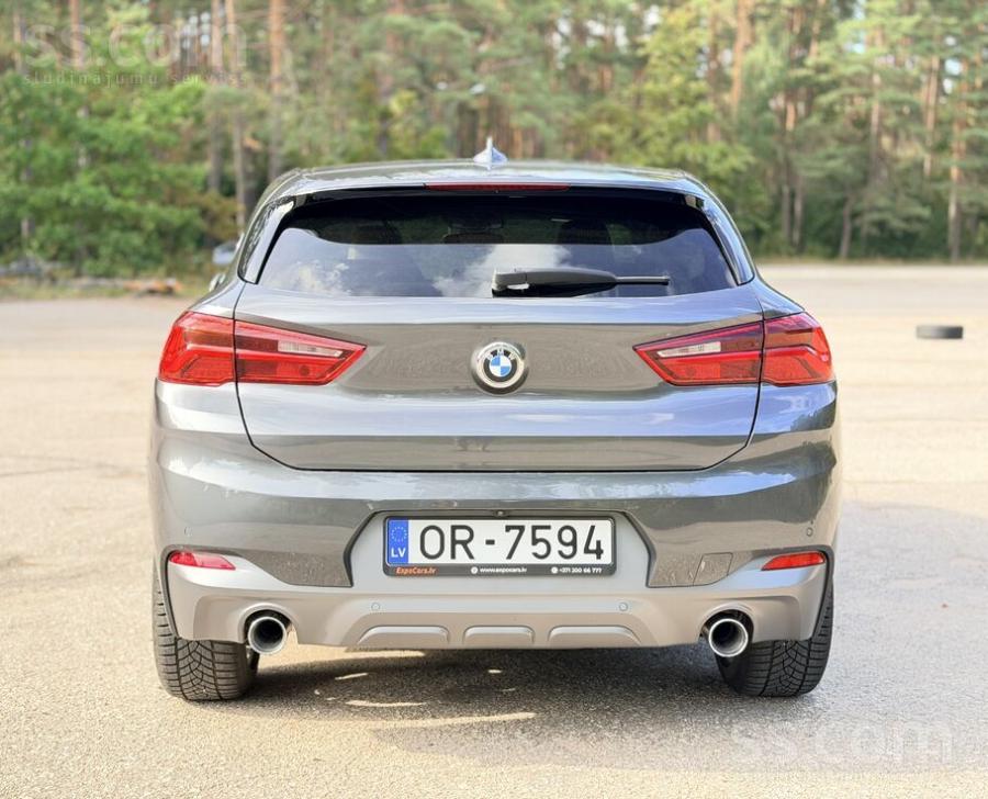 Pelēks BMW X2 2018 Jūrmala, ar dzinēja tilpumu 2.00 L un nobraukumu 164 tūkst. km par 17500 €, foto 7 vietnē AUTOMOTO.COM.LV