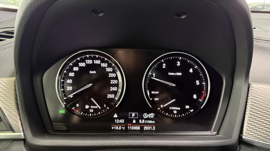 Grey BMW X2 2018 in Riga, with an engine capacity of 2.00 L and mileage of 111 thousand km for 1790000 €, photo 20 on AUTOMOTO.COM.LV