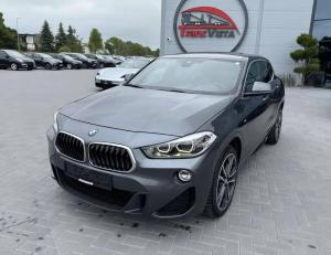 Pelēks BMW X2 2018 Telšiai, ar dzinēja tilpumu 1.50 L un nobraukumu 128 tūkst. km par 18290 €, foto  vietnē AUTOMOTO.COM.LV