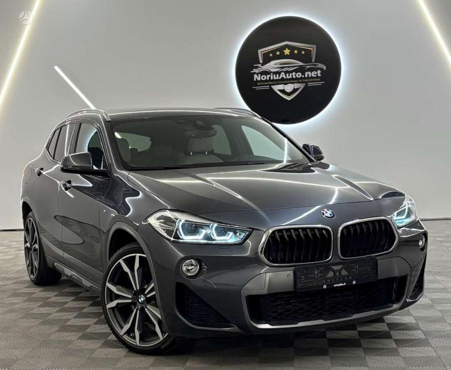 Pelēks BMW X2 2018 Marijampole, ar dzinēja tilpumu 1.50 L un nobraukumu 120 tūkst. km par 15500 €, foto 1 vietnē AUTOMOTO.COM.LV