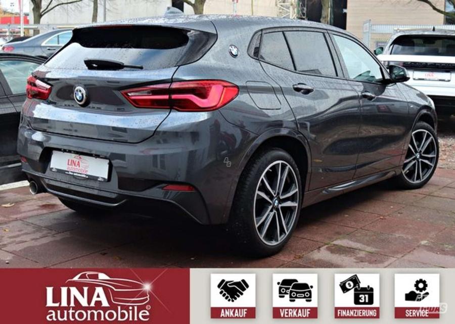 Grey BMW X2 2019 in Kaunas, with an engine capacity of 1.50 L and mileage of 85 thousand km for 25274 €, photo 5 on AUTOMOTO.COM.LV