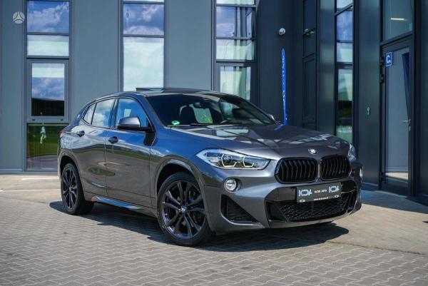 Grey BMW X2 2019 in Kaunas, with an engine capacity of 2.00 L and mileage of 136 thousand km for 19950 €, photo 1 on AUTOMOTO.COM.LV