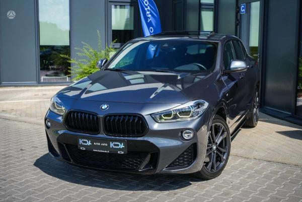 Grey BMW X2 2019 in Kaunas, with an engine capacity of 2.00 L and mileage of 136 thousand km for 19950 €, photo 5 on AUTOMOTO.COM.LV