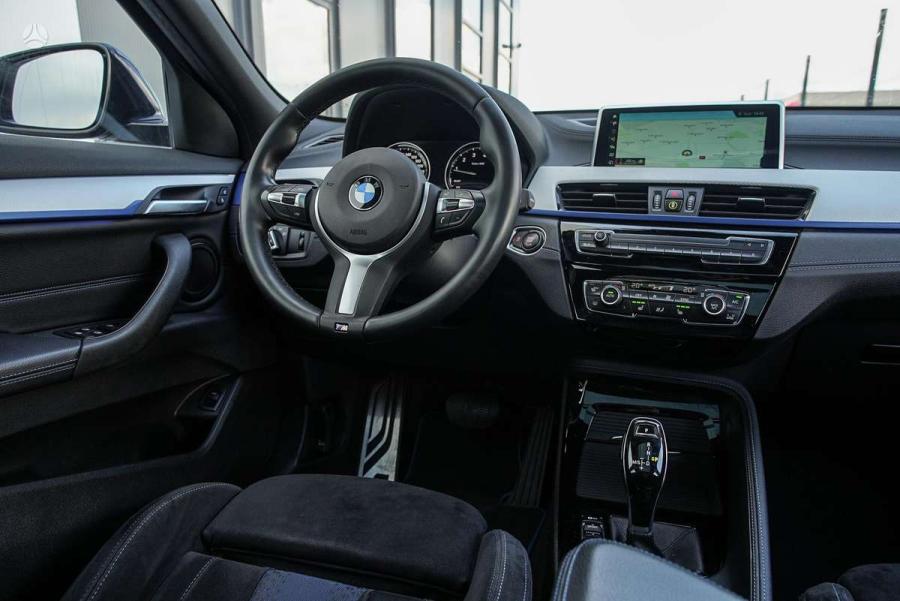 Pelēks BMW X2 2019 Kauņa, ar dzinēja tilpumu 2.00 L un nobraukumu 136 tūkst. km par 19950 €, foto 18 vietnē AUTOMOTO.COM.LV
