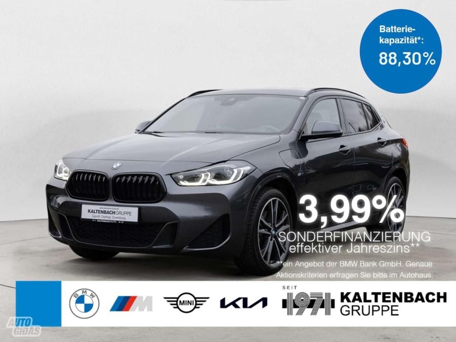 Grey BMW X2 2021 in Kaunas, with an engine capacity of 1.50 L and mileage of 58 thousand km for 29394 €, photo 1 on AUTOMOTO.COM.LV
