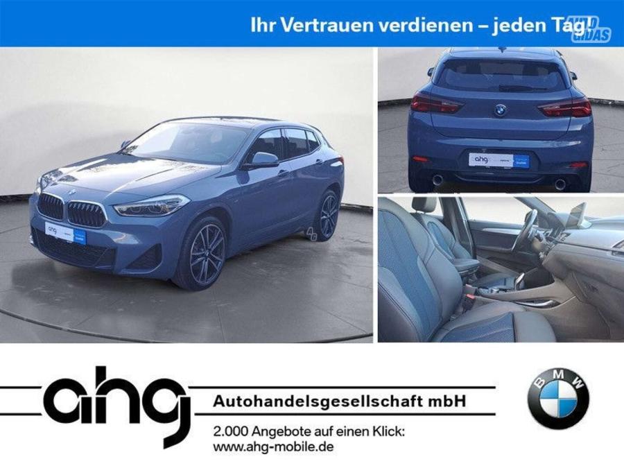 Grey BMW X2 2022 in Kaunas, with an engine capacity of 2.00 L and mileage of 40 thousand km for 33145 €, photo 1 on AUTOMOTO.COM.LV
