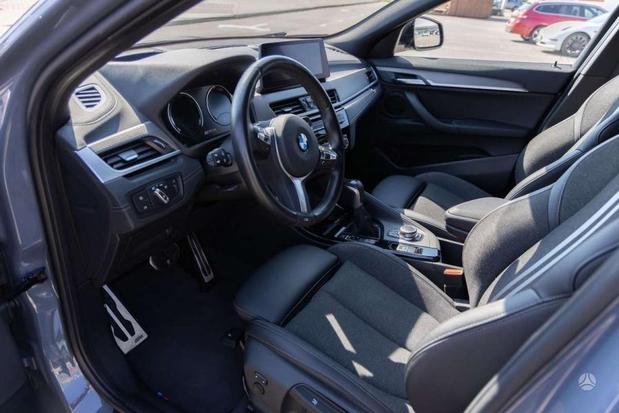 Pelēks BMW X2 2022 Viļņa, ar dzinēja tilpumu 1.50 L un nobraukumu 76 tūkst. km par 26999 €, foto 14 vietnē AUTOMOTO.COM.LV