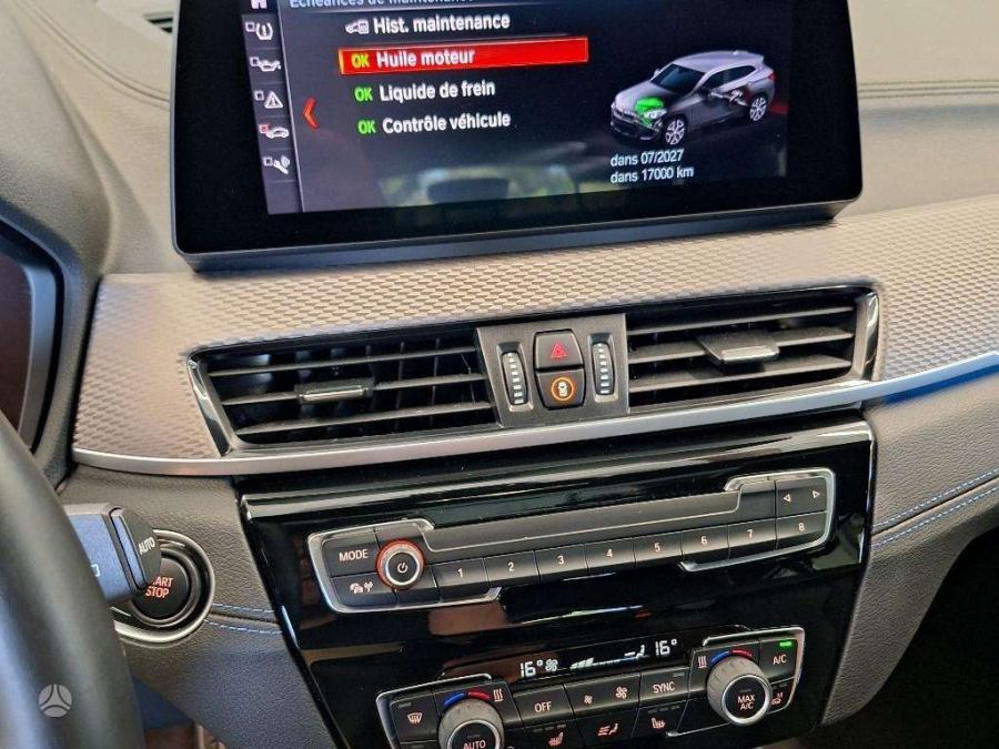 Серый БМВ X2 2022 в Вильнюс, объемом двигателя 1.50 л и пробегом 37 тыс. км за 27999 €, фото 15 на AUTOMOTO.COM.LV