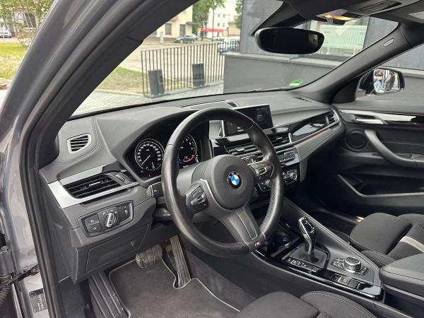 Grey BMW X2 2023 in Kaunas, with an engine capacity of 1.50 L and mileage of 64 thousand km for 27500 €, photo 8 on AUTOMOTO.COM.LV