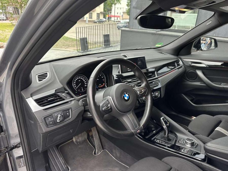 Grey BMW X2 2023 in Kaunas, with an engine capacity of 1.50 L and mileage of 64 thousand km for 27500 €, photo 9 on AUTOMOTO.COM.LV