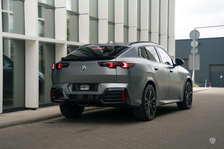 Grey BMW X2 2024 in Vilnius, with an engine capacity of 2.00 L and mileage of 58 thousand km for 44990 €, photo 7 on AUTOMOTO.COM.LV