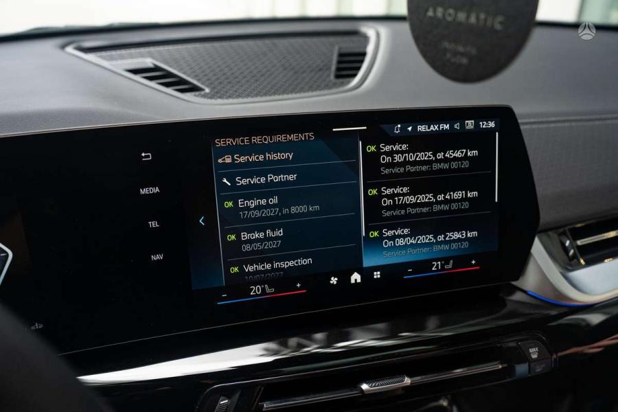 Grey BMW X2 2024 in Vilnius, with an engine capacity of 2.00 L and mileage of 58 thousand km for 44990 €, photo 41 on AUTOMOTO.COM.LV