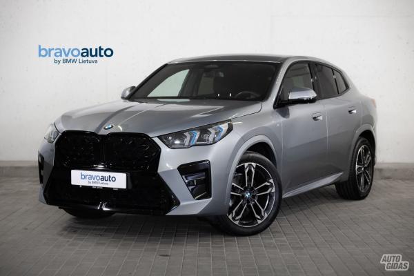 Grey BMW X2 2024 in Vilnius, with an engine capacity of 2.00 L and mileage of 14 thousand km for 39991 €, photo 1 on AUTOMOTO.COM.LV