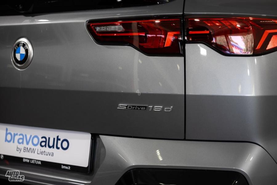 Grey BMW X2 2024 in Vilnius, with an engine capacity of 2.00 L and mileage of 14 thousand km for 39991 €, photo 12 on AUTOMOTO.COM.LV