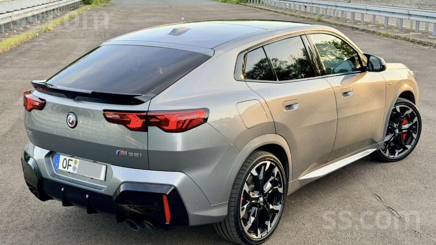 Grey BMW X2 2024 in Riga, with an engine capacity of 2.00 L and mileage of 23 thousand km for 48850 €, photo 9 on AUTOMOTO.COM.LV