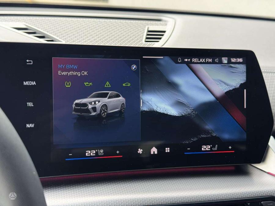Grey BMW X2 2025 in Vilnius, with an engine capacity of 2.00 L and mileage of 29 thousand km for 48222 €, photo 34 on AUTOMOTO.COM.LV