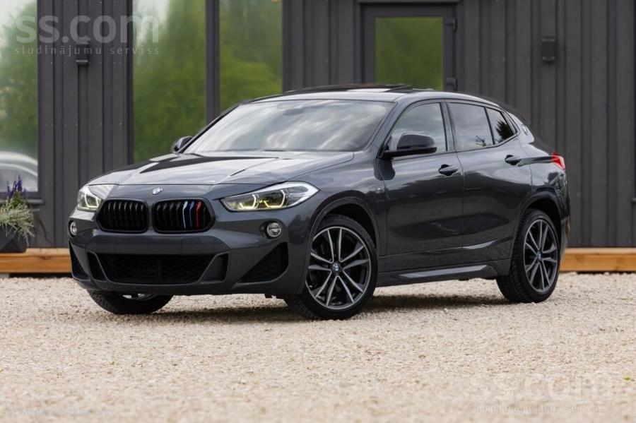 Grey BMW X2 2018 in Jelgava, with an engine capacity of 2.00 L and mileage of 0 thousand km for 17500 €, photo 1 on AUTOMOTO.COM.LV