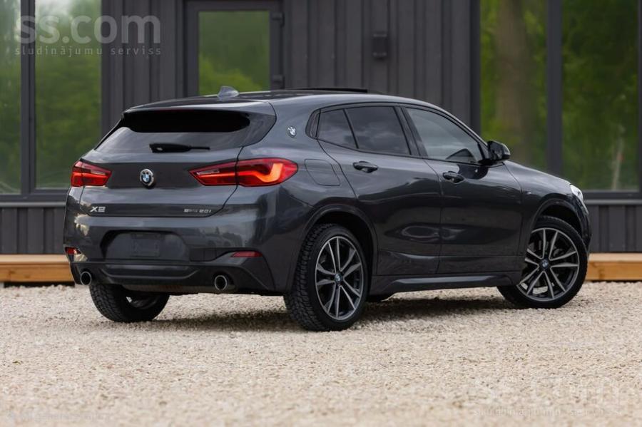 Grey BMW X2 2018 in Jelgava, with an engine capacity of 2.00 L and mileage of 0 thousand km for 17500 €, photo 5 on AUTOMOTO.COM.LV