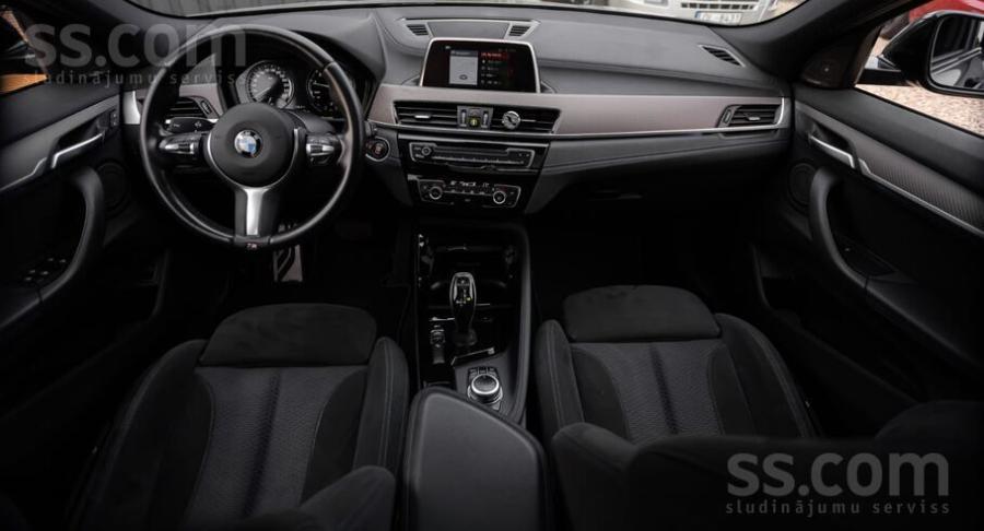 Grey BMW X2 2018 in Jelgava, with an engine capacity of 2.00 L and mileage of 0 thousand km for 17500 €, photo 6 on AUTOMOTO.COM.LV