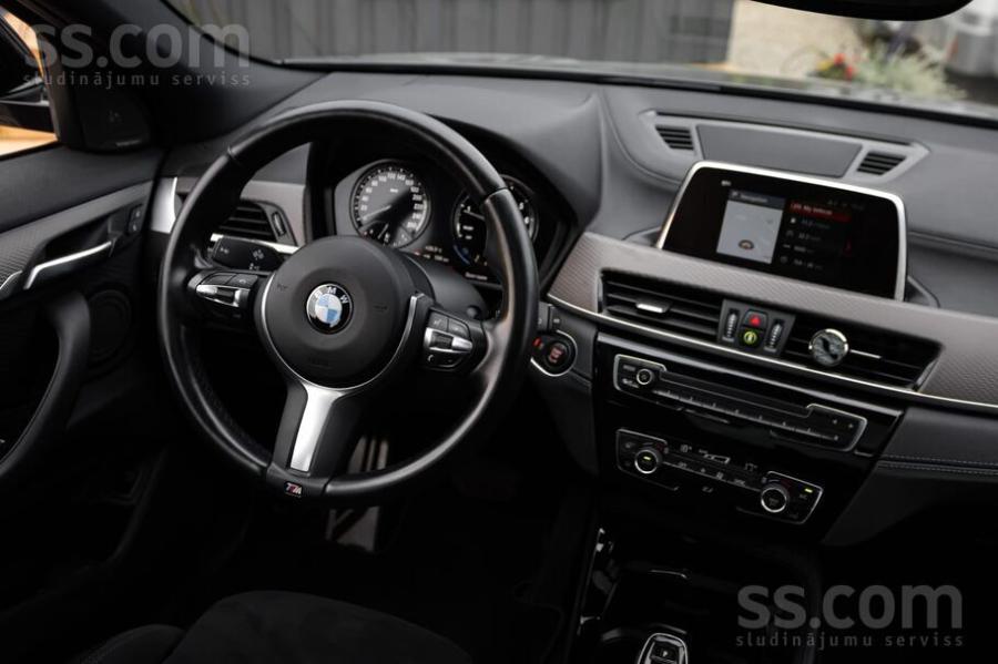 Grey BMW X2 2018 in Jelgava, with an engine capacity of 2.00 L and mileage of 0 thousand km for 17500 €, photo 11 on AUTOMOTO.COM.LV