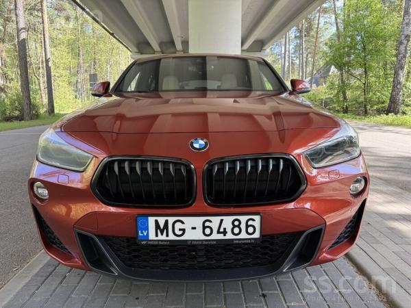 Orange BMW X2 2019 in Riga, with an engine capacity of 2.00 L and mileage of 98 thousand km for 20950 €, photo 5 on AUTOMOTO.COM.LV