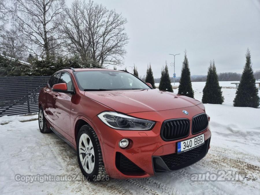 Orange BMW X2 2018 in Tallinn, with an engine capacity of 2.00 L and mileage of 129 thousand km for 23700 €, photo 7 on AUTOMOTO.COM.LV