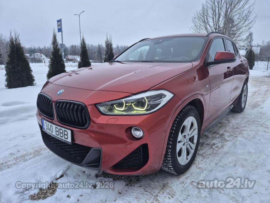 Orange BMW X2 2018 in Tallinn, with an engine capacity of 2.00 L and mileage of 129 thousand km for 23700 €, photo 9 on AUTOMOTO.COM.LV