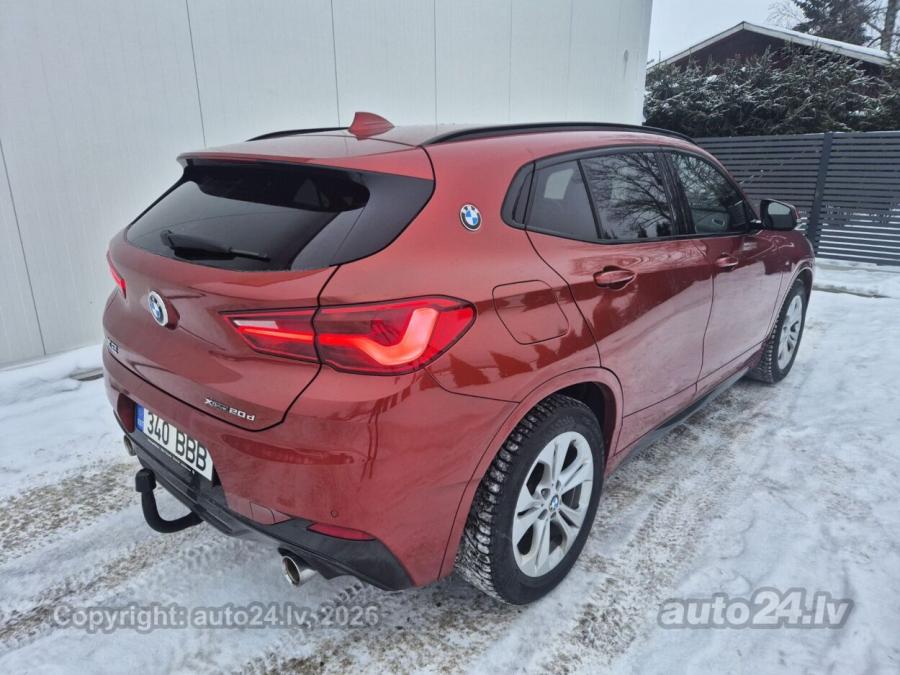 Orange BMW X2 2018 in Tallinn, with an engine capacity of 2.00 L and mileage of 129 thousand km for 23700 €, photo 10 on AUTOMOTO.COM.LV