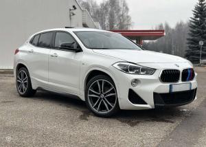 White BMW X2 2018 in Kaunas, with an engine capacity of 2.00 L and mileage of 221 thousand km for 18990 €, photo 14 on AUTOMOTO.COM.LV
