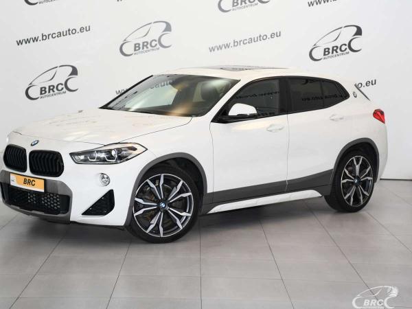 White BMW X2 2018 in Vilnius, with an engine capacity of 2.00 L and mileage of 41 thousand km for 14900 €, photo 1 on AUTOMOTO.COM.LV