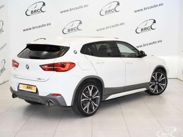 White BMW X2 2018 in Vilnius, with an engine capacity of 2.00 L and mileage of 41 thousand km for 14900 €, photo 3 on AUTOMOTO.COM.LV