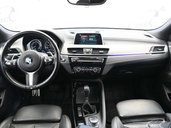 White BMW X2 2018 in Vilnius, with an engine capacity of 2.00 L and mileage of 41 thousand km for 14900 €, photo 4 on AUTOMOTO.COM.LV