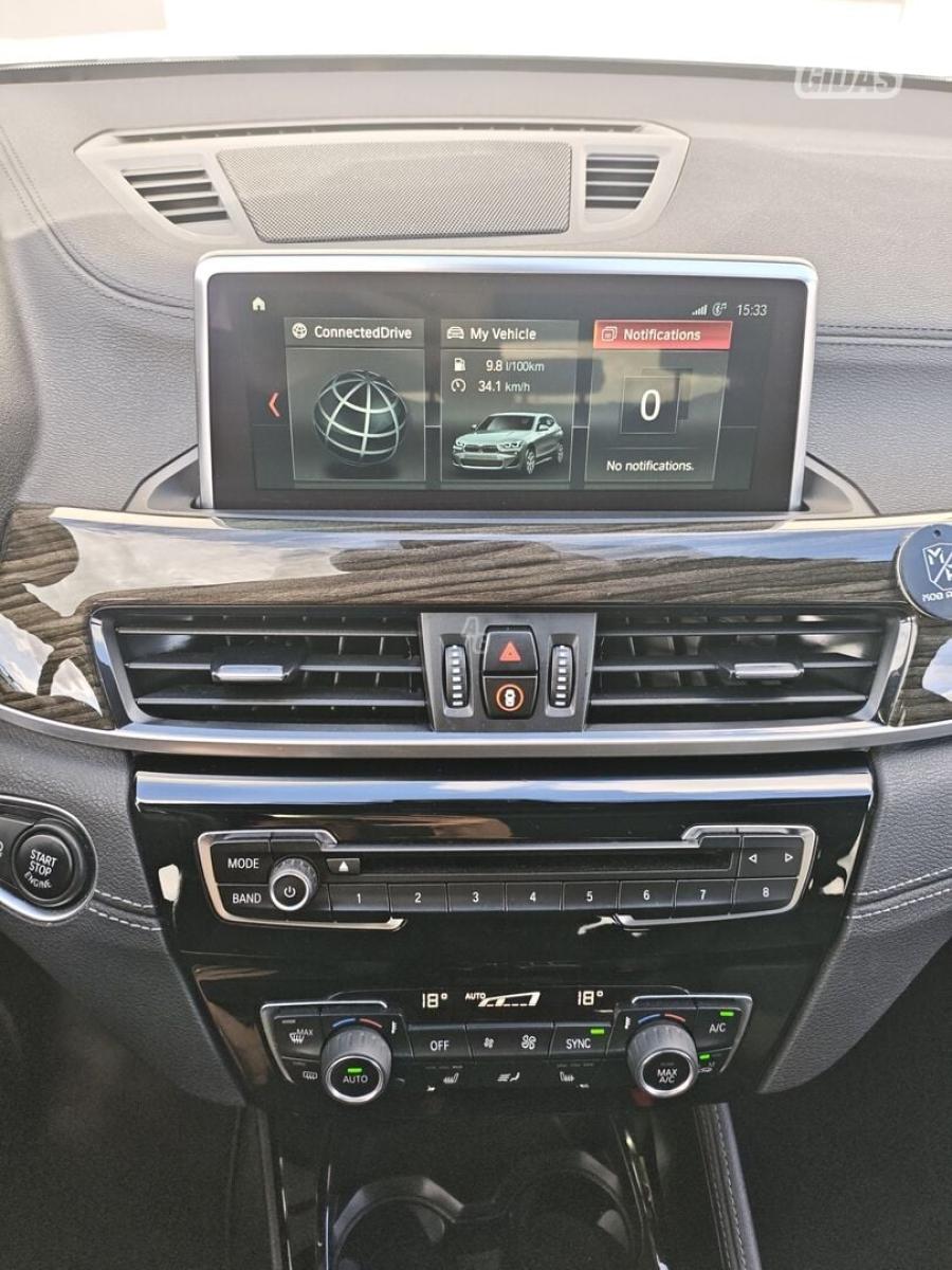 Balts BMW X2 2018 Kauņa, ar dzinēja tilpumu 2.00 L un nobraukumu 149 tūkst. km par 16700 €, foto 11 vietnē AUTOMOTO.COM.LV