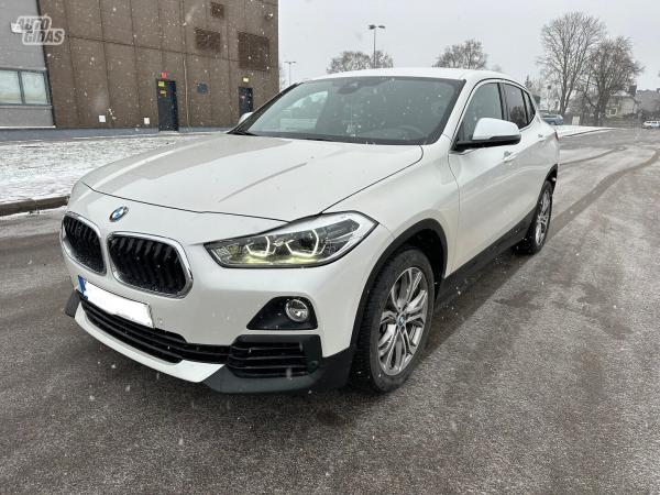White BMW X2 2019 in Giraite, with an engine capacity of 2.00 L and mileage of 62 thousand km for 18750 €, photo 1 on AUTOMOTO.COM.LV