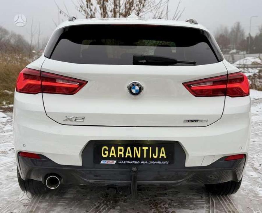 White BMW X2 2019 in Siauliai, with an engine capacity of 1.50 L and mileage of 169 thousand km for 15650 €, photo 6 on AUTOMOTO.COM.LV