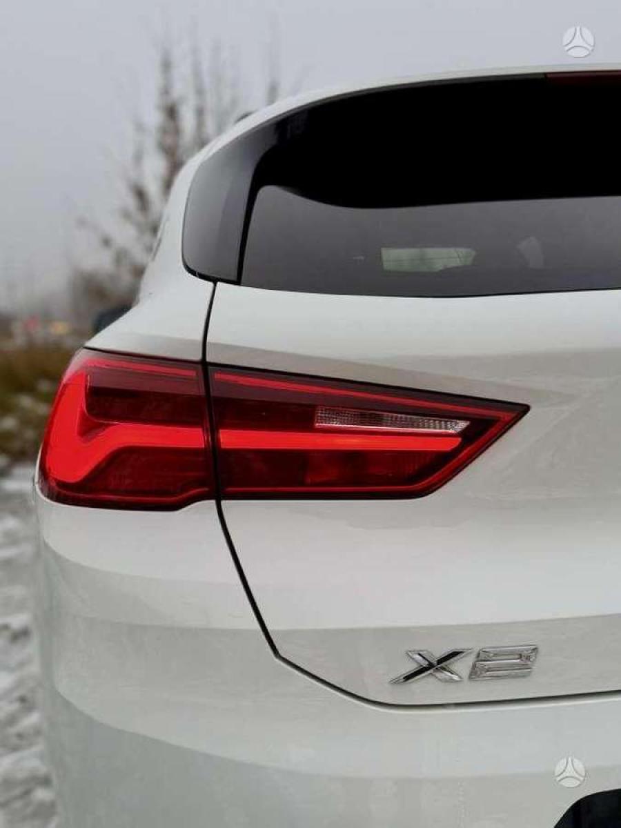 White BMW X2 2019 in Siauliai, with an engine capacity of 1.50 L and mileage of 169 thousand km for 15650 €, photo 20 on AUTOMOTO.COM.LV