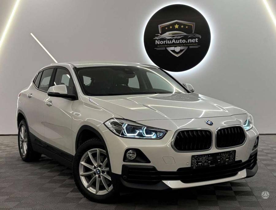 White BMW X2 2019 in Marijampole, with an engine capacity of 2.00 L and mileage of 151 thousand km for 16999 €, photo 1 on AUTOMOTO.COM.LV