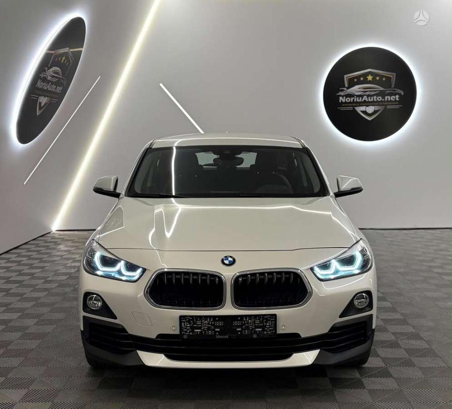 White BMW X2 2019 in Marijampole, with an engine capacity of 2.00 L and mileage of 151 thousand km for 16999 €, photo 26 on AUTOMOTO.COM.LV