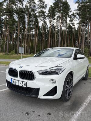 Balts BMW X2 2019 Rīga, ar dzinēja tilpumu 2.00 L un nobraukumu 81 tūkst. km par 21000 €, foto  vietnē AUTOMOTO.COM.LV